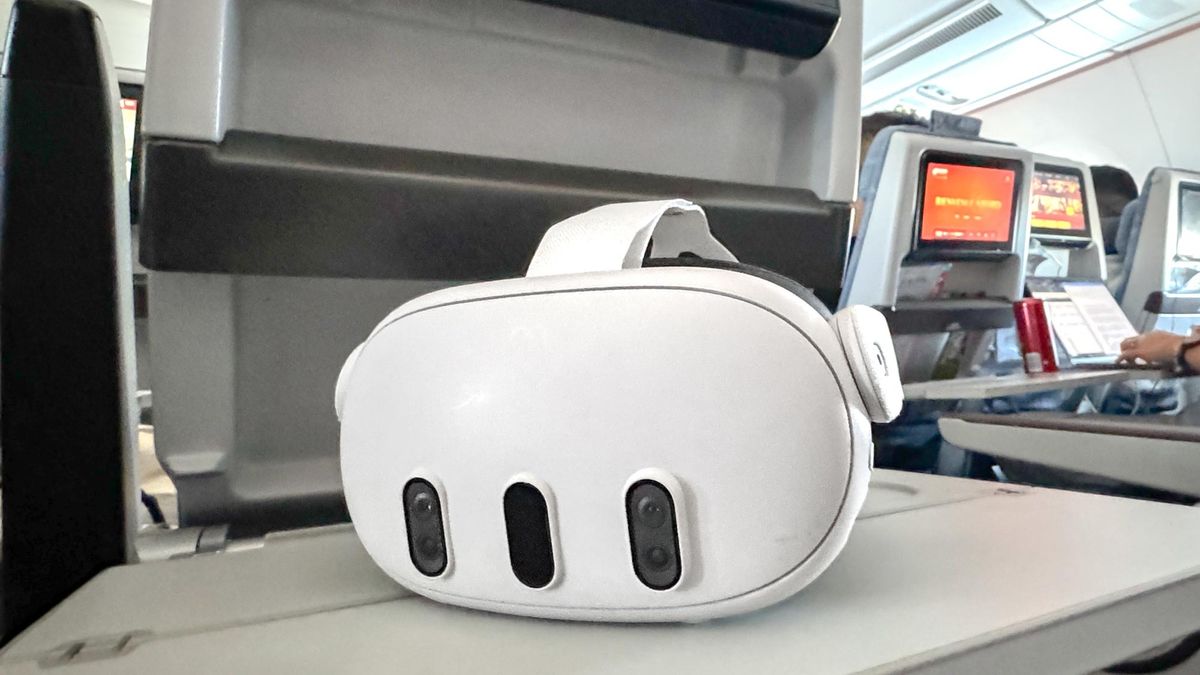 I tested Meta Quest 3’s Travel Mode on a 15-hour flight, and it puts ...