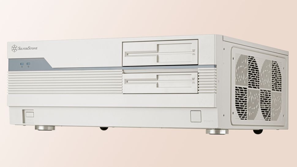 Retro PC case flaunts floppy disk-style bay cover — Silverstone FLP01 ...