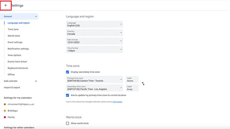 How to show more than one time zone on Google Calendar | Android Central