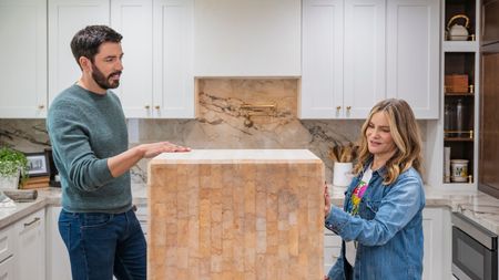 Suki Waterhouse's kitchen uses this springtime shade | Homes and Gardens