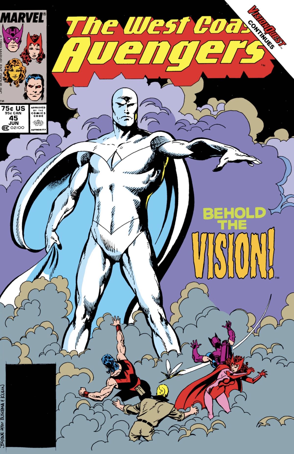 Vision Quest - the comic story that changed the Vision and Wanda ...