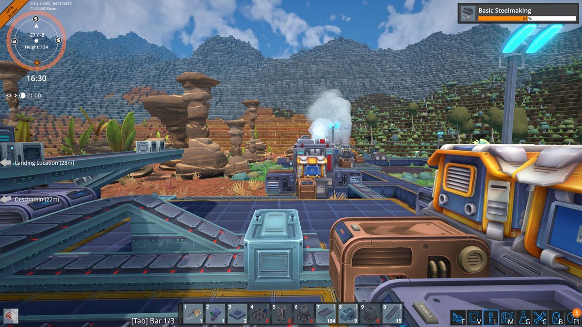 Foundry is a very calm, pleasant building game I'd play if I got tired ...