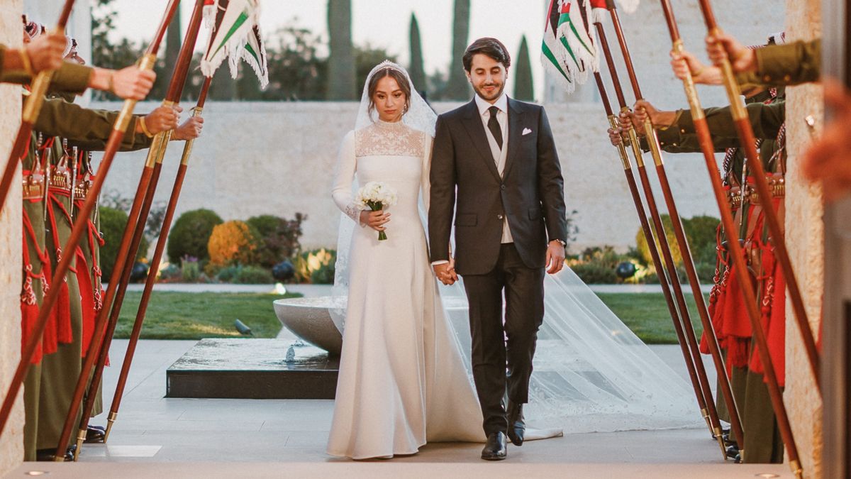 Princess Iman's wedding: Stunning lace gown and THAT tiara | Woman & Home