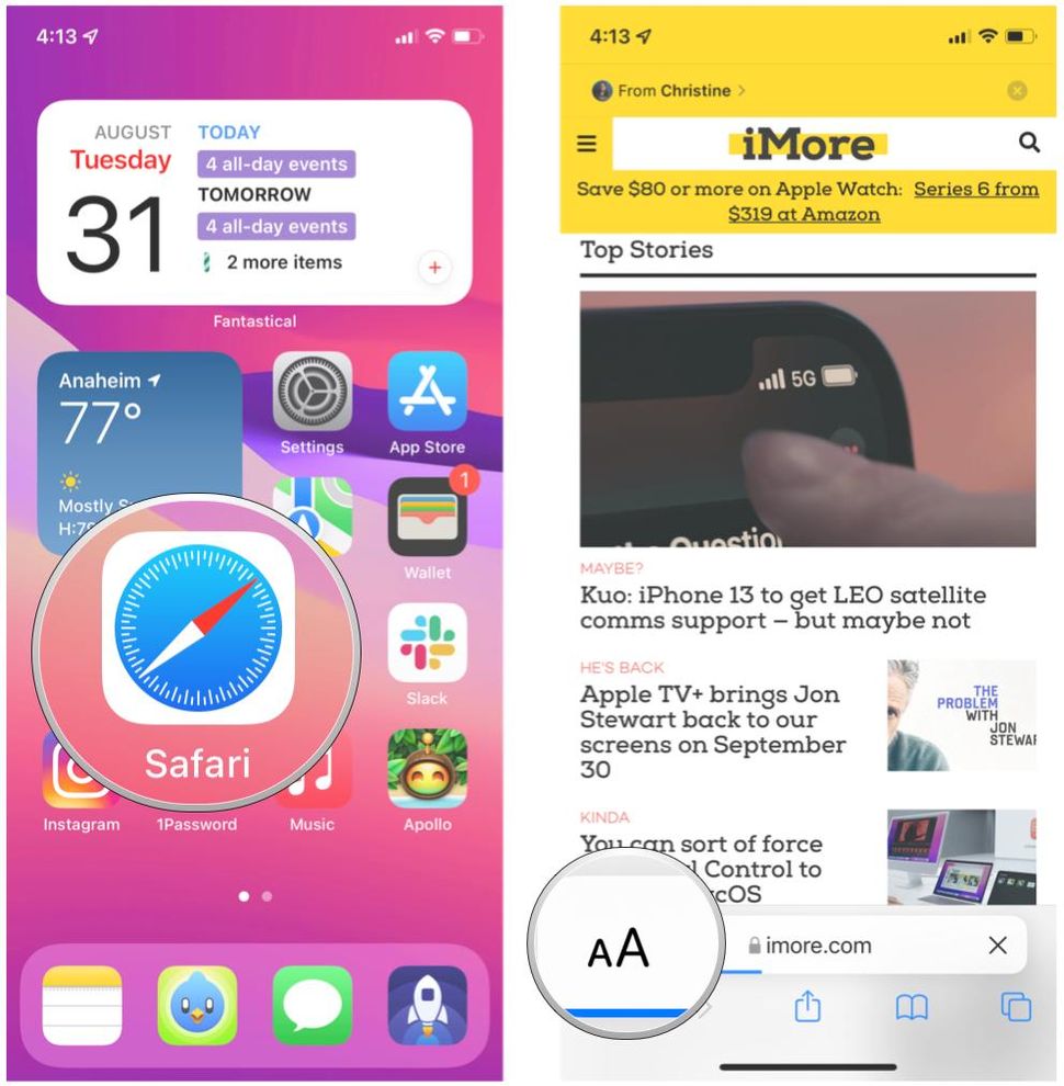 How to change the Safari address bar on iPhone | iMore