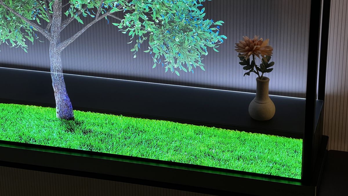 I tried LG’s amazing transparent OLED TV you’ll actually be able to buy ...