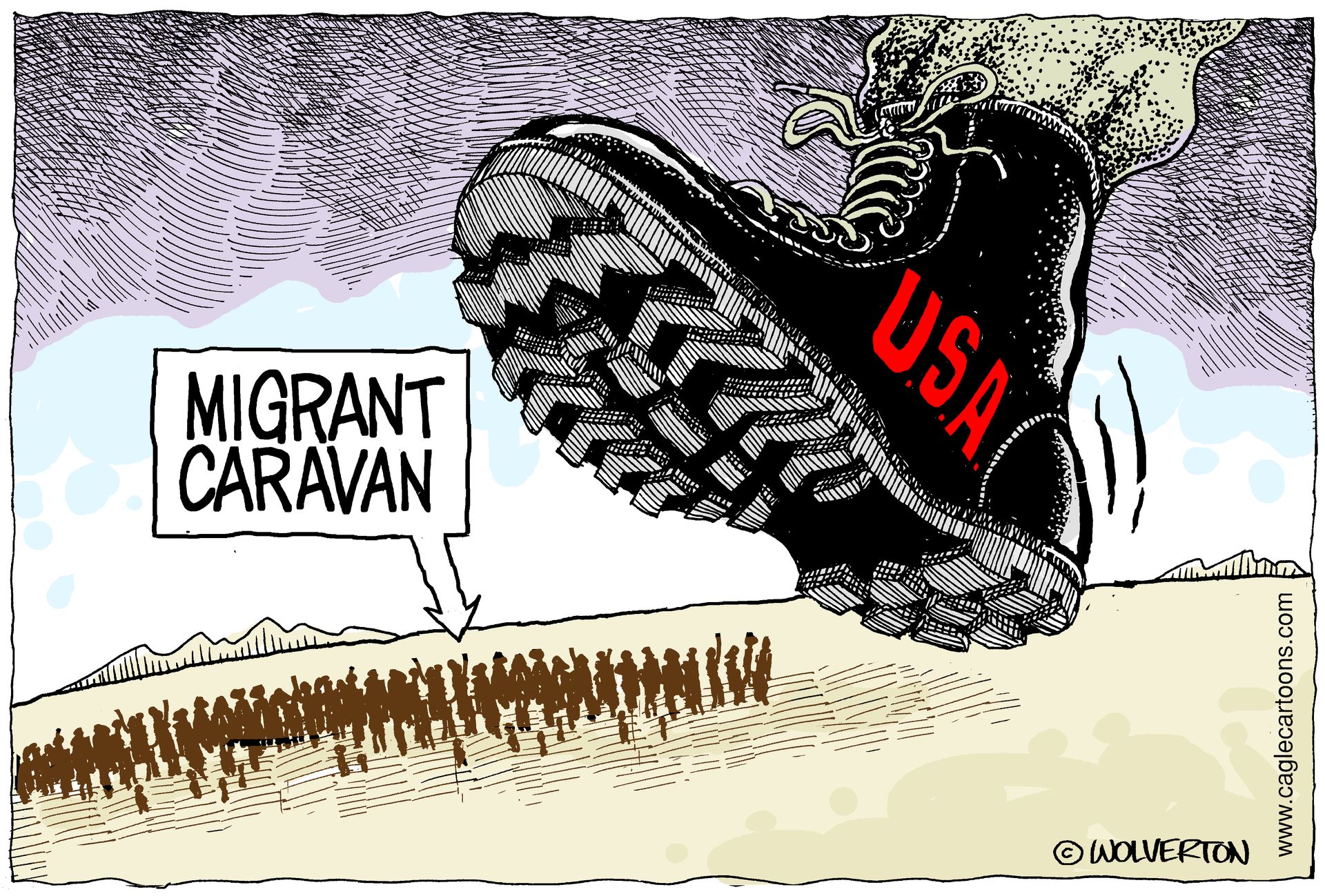 7 blistering cartoons about the fabricated caravan 'crisis' | The Week