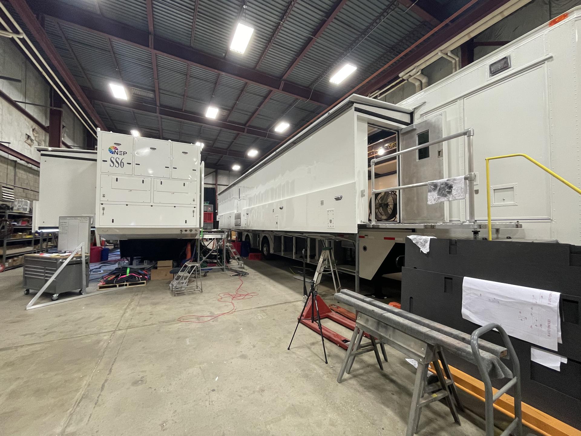 NEP Provides a Tour of Its U.S. Mobile Units Field Shop | TV Tech