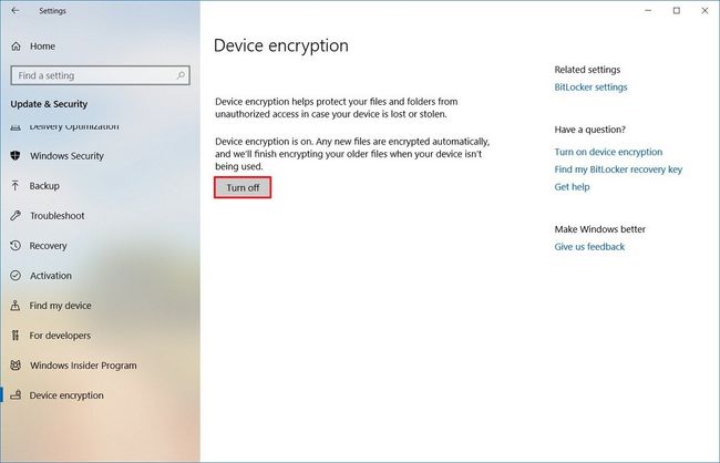 How to enable device encryption on Windows 10 Home | Windows Central