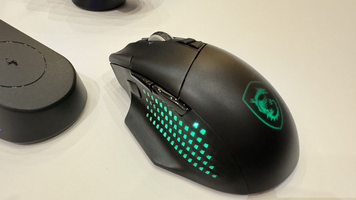 MSI's new gaming mouse will have an 8K wireless polling rate and Qi ...