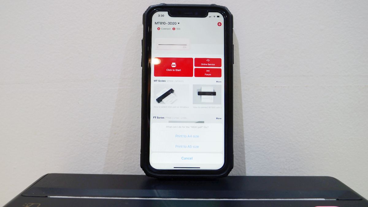 HPRT MT810 portable printer review | Laptop Mag