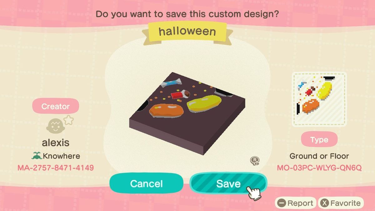 Best Animal Crossing Halloween QR codes, Creator IDs, and Design IDs ...