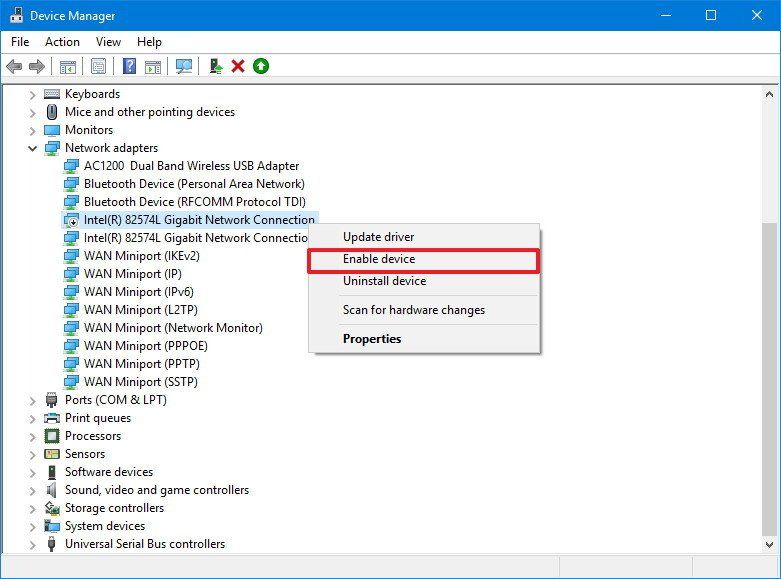 How to enable or disable Wi-Fi and Ethernet network adapters on Windows ...