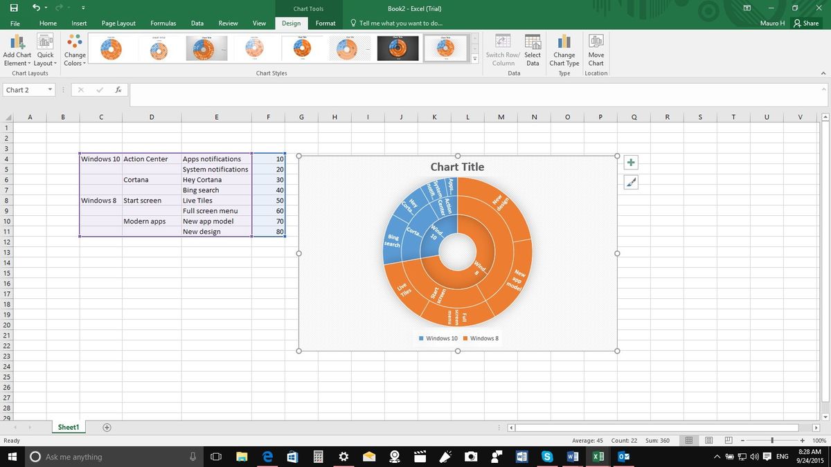 How to start using eight of the new features in Microsoft Office 2016 ...