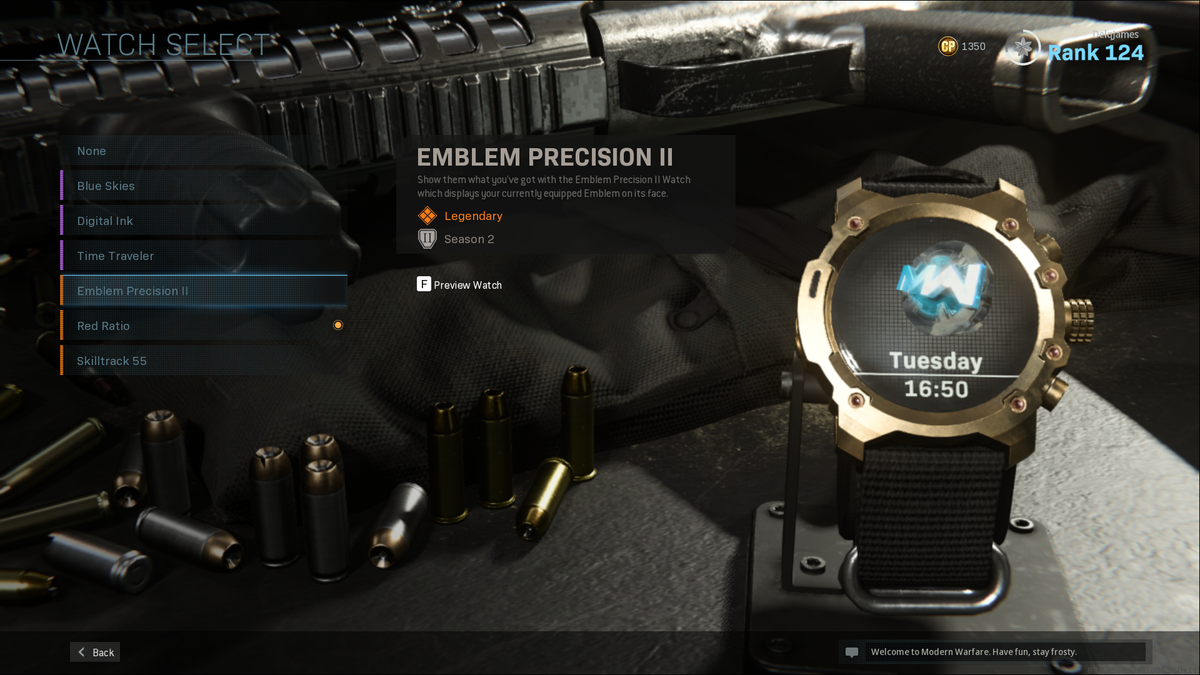 Modern Warfare Watch Select: How to unlock watches in Modern Warfare ...