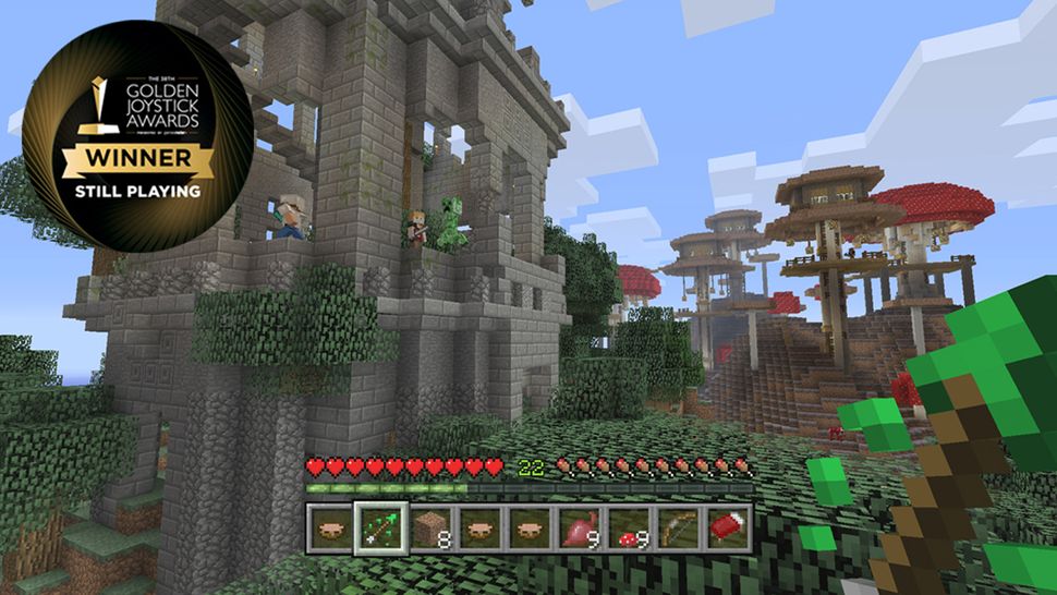 Minecraft wins its second successive Still Playing Award at the Golden ...
