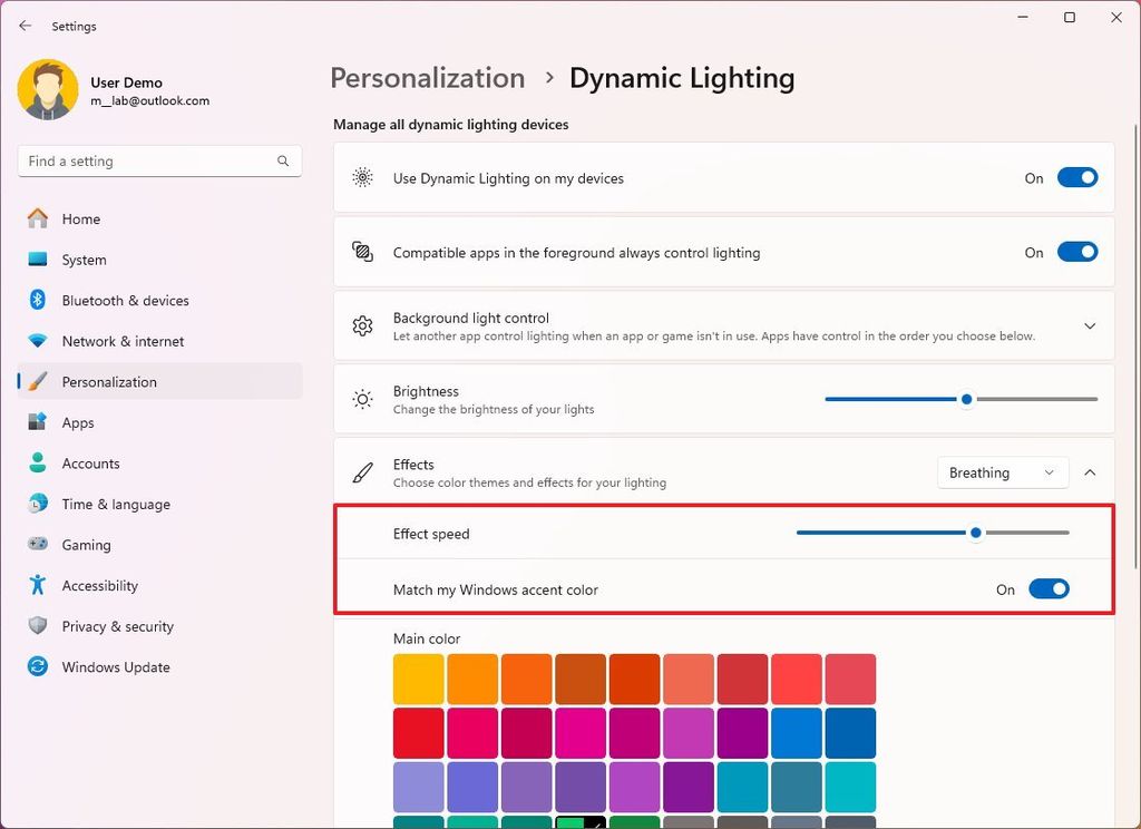 How to get started setting up Windows 11 Dynamic Lighting | Windows Central