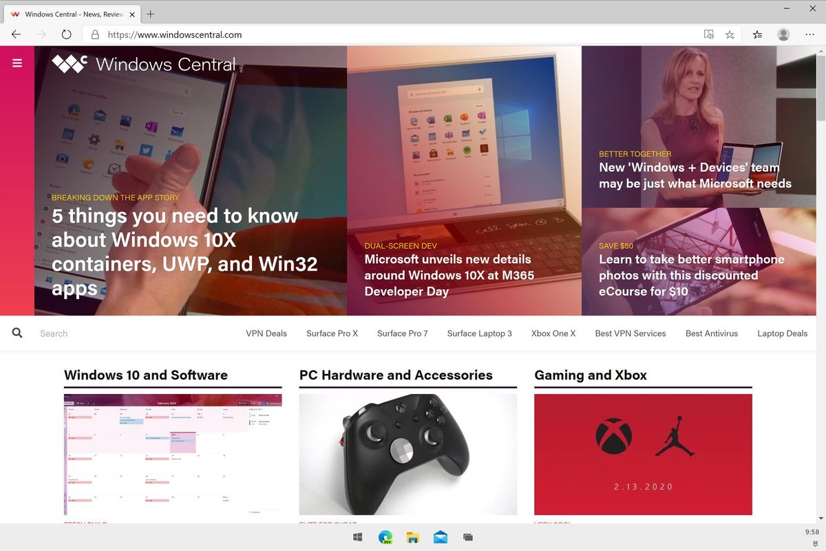 Windows 10X in images: Microsoft's new OS is gorgeous | Windows Central