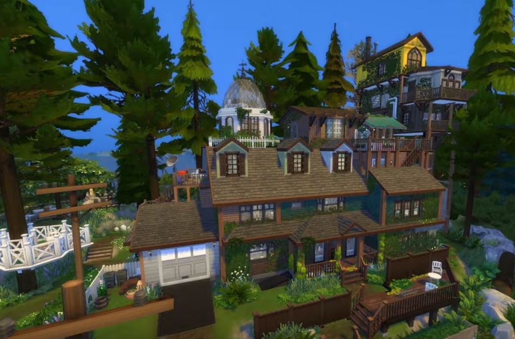Someone has built the What Remains Of Edith Finch house in The Sims 4 ...