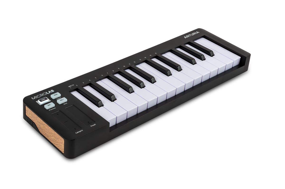 Arturia upgrades its MicroLab MIDI keyboard with new keybed, sustain ...