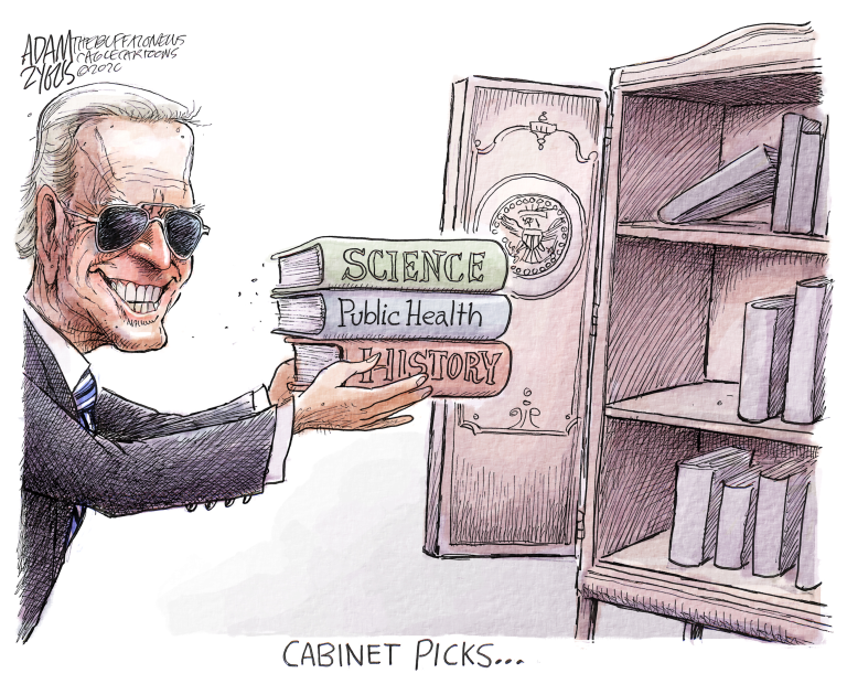 Political Cartoon U.S. Biden cabinet | The Week