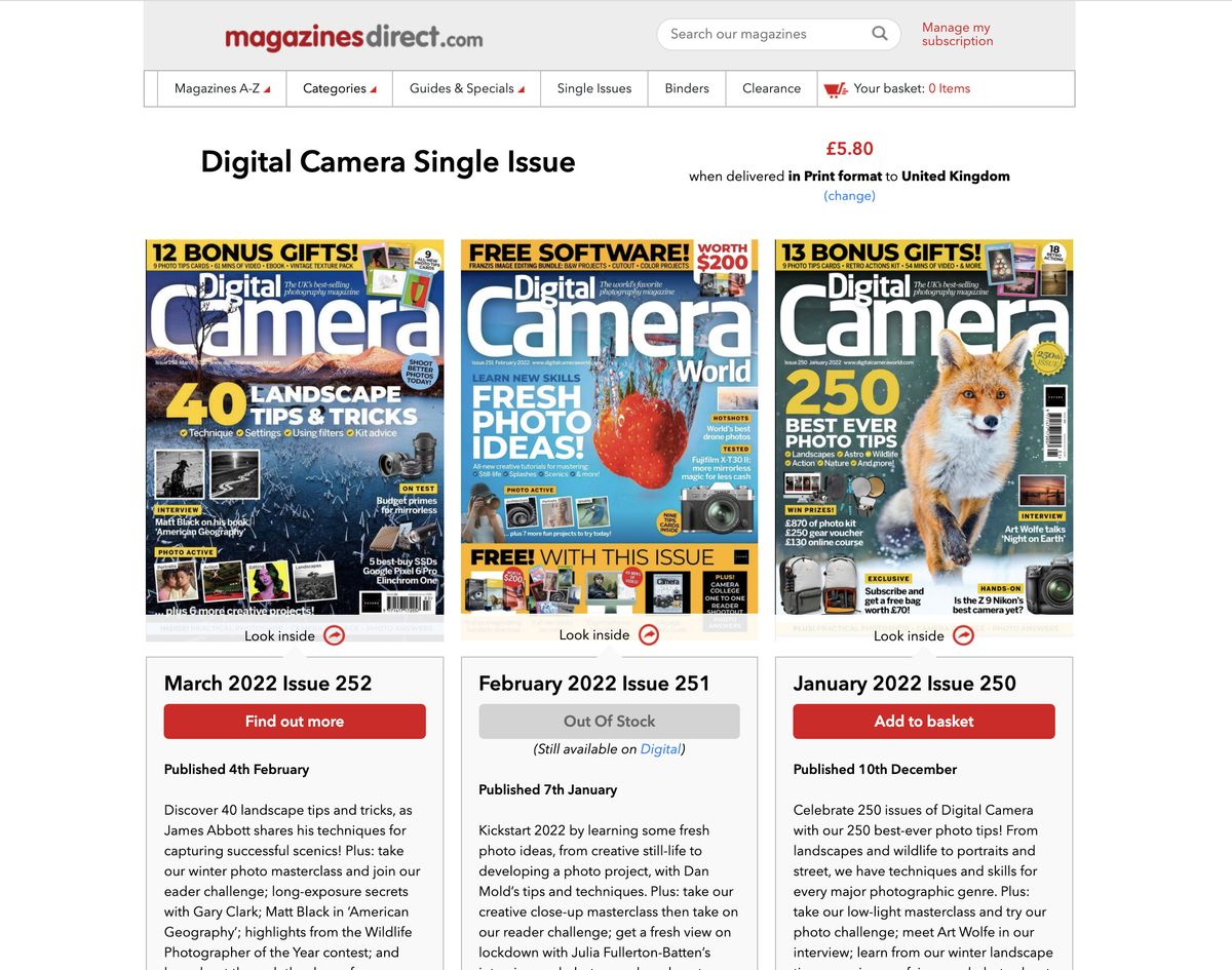 Get 12 bonus gifts with the March issue of Digital Camera mag ...