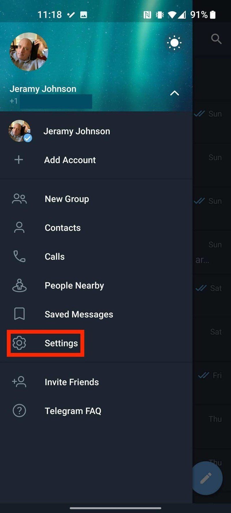 How to customize chat list swipe gestures in Telegram | Android Central