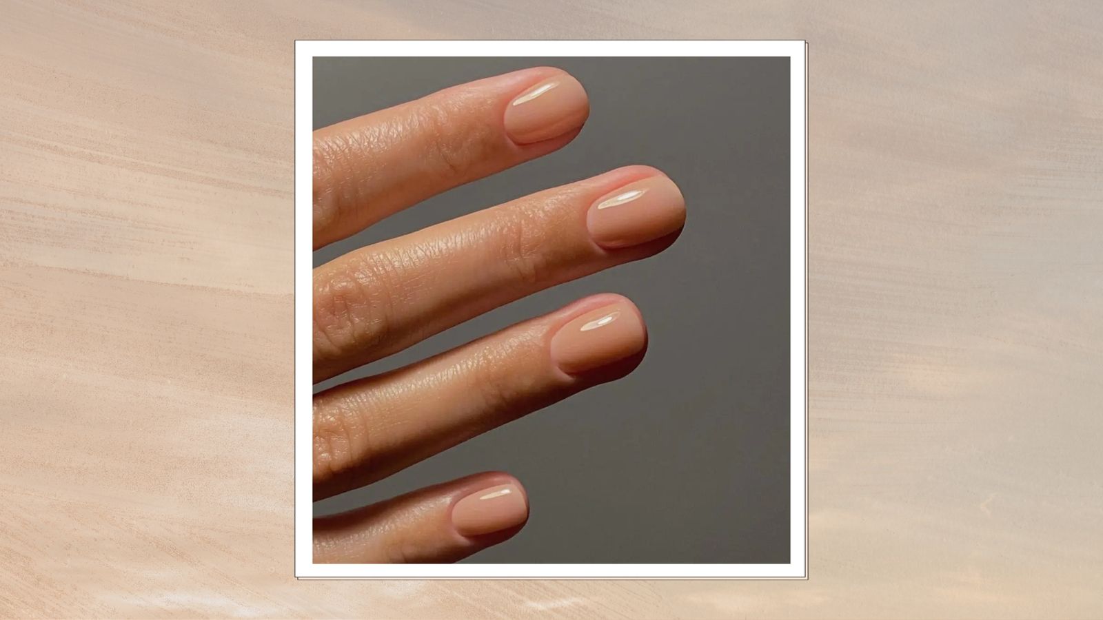 We're going back to basics this season with chic beige nails | Woman & Home