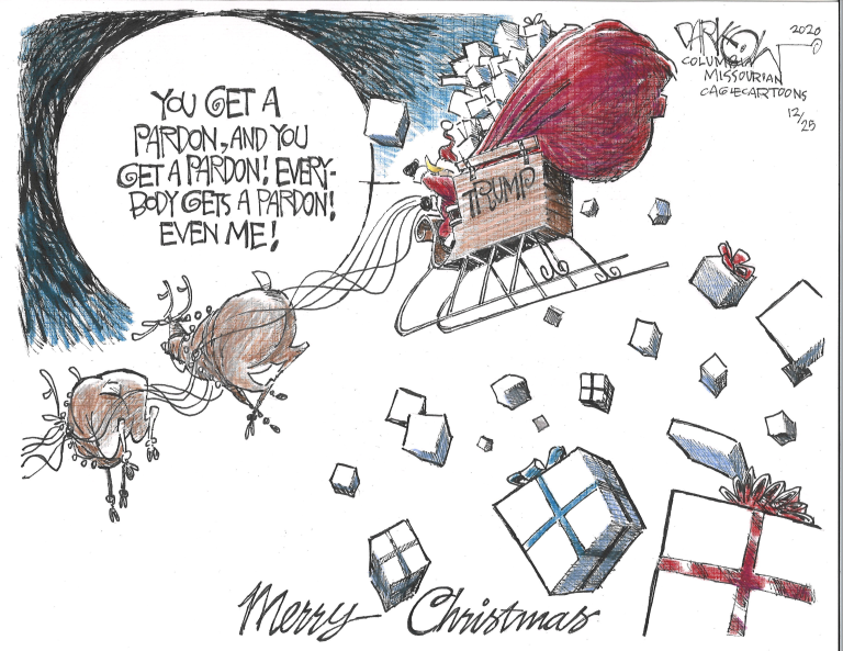 5 inexcusably funny cartoons about Trump's disgraceful pardons | The Week