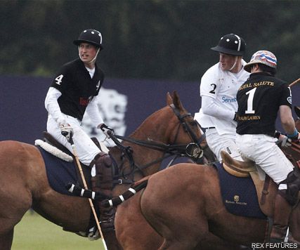 PICS! Prince William and Harry's polo showdown | Marie Claire UK