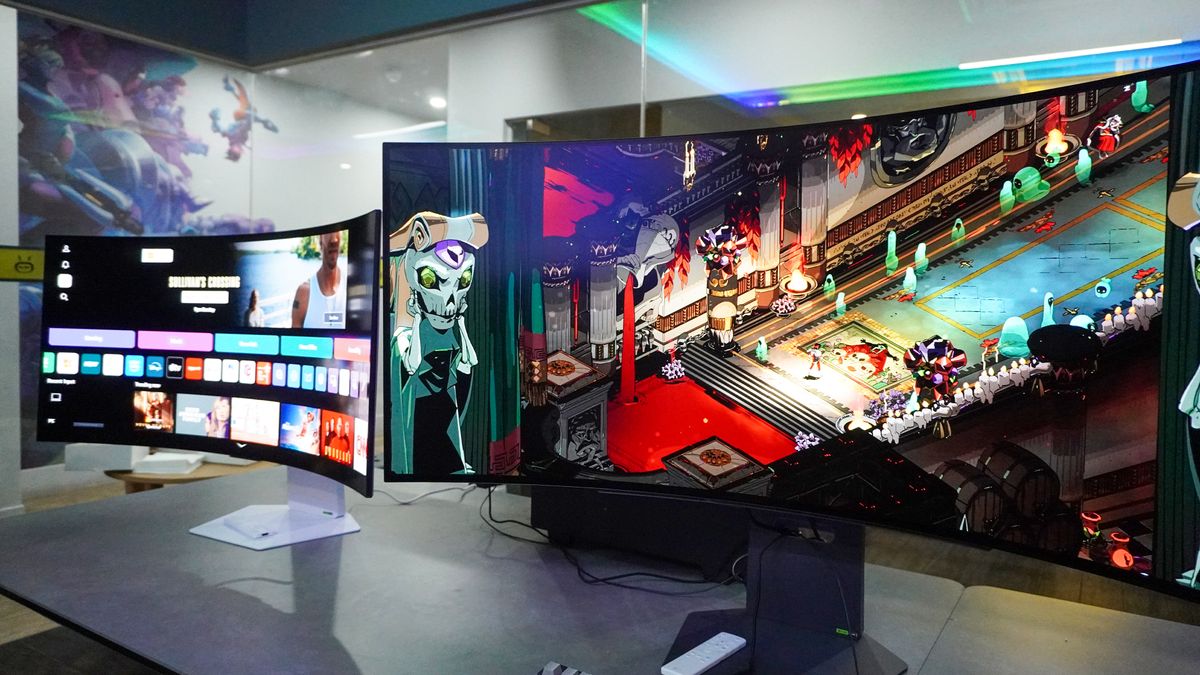 I thought this was just a mesmerizing curved OLED gaming monitor — but ...