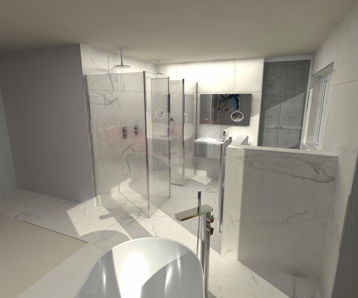 Is an open plan bathroom concept worth considering? | Homebuilding