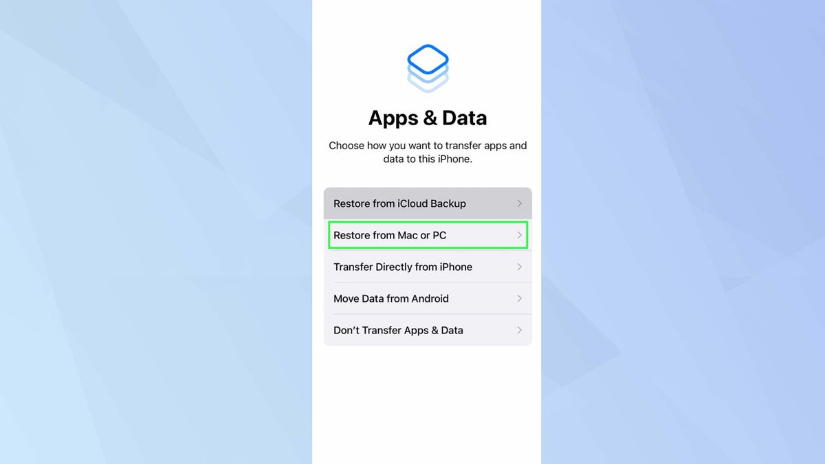 How to transfer data from iPhone to iPhone | Tom's Guide