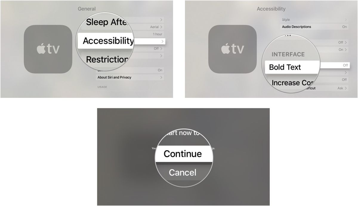 How to make the interface easier to see on Apple TV | iMore