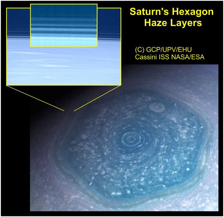 Saturn's weird hexagon has 'sandwich-like' layers of hazy mists | Space Saturn's weird hexagon has 'sandwich-like' layers of hazy mists | Space
