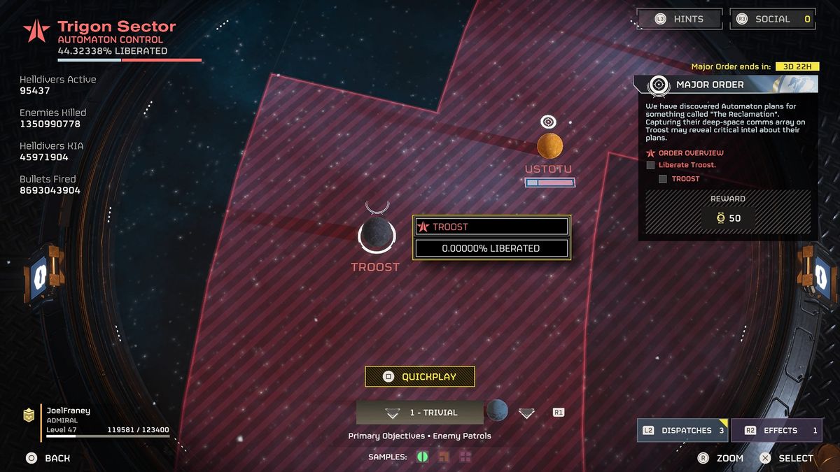 The Helldivers 2 Liberate Troost Major Order explained | GamesRadar+