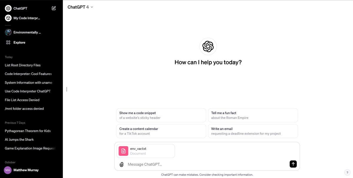 Chatgpt S New Code Interpreter Has Giant Security Hole Allows Hackers