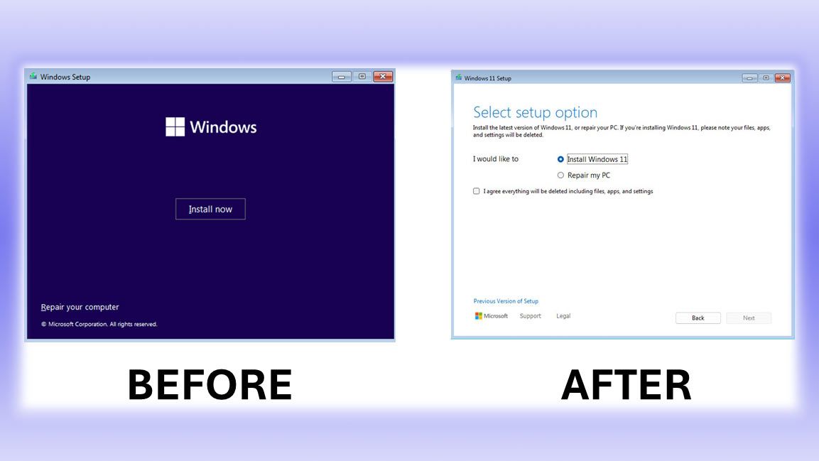 Windows installer gets its first update since Vista – cleaner modern ...