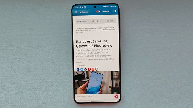 Samsung Galaxy S22 Plus review | TechRadar