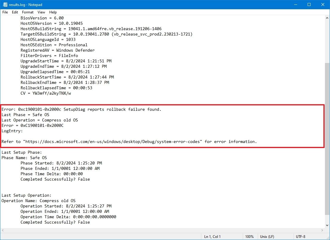 How to use SetupDiag to determine upgrade problems on Windows 10 ...