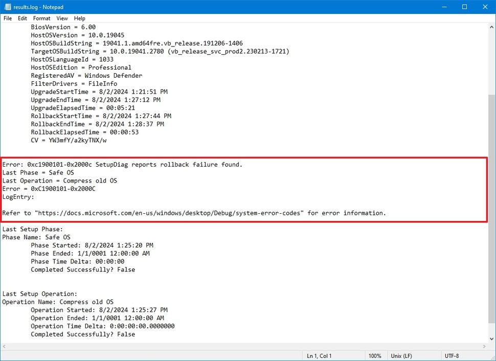 How to use SetupDiag to determine upgrade problems on Windows 10 ...