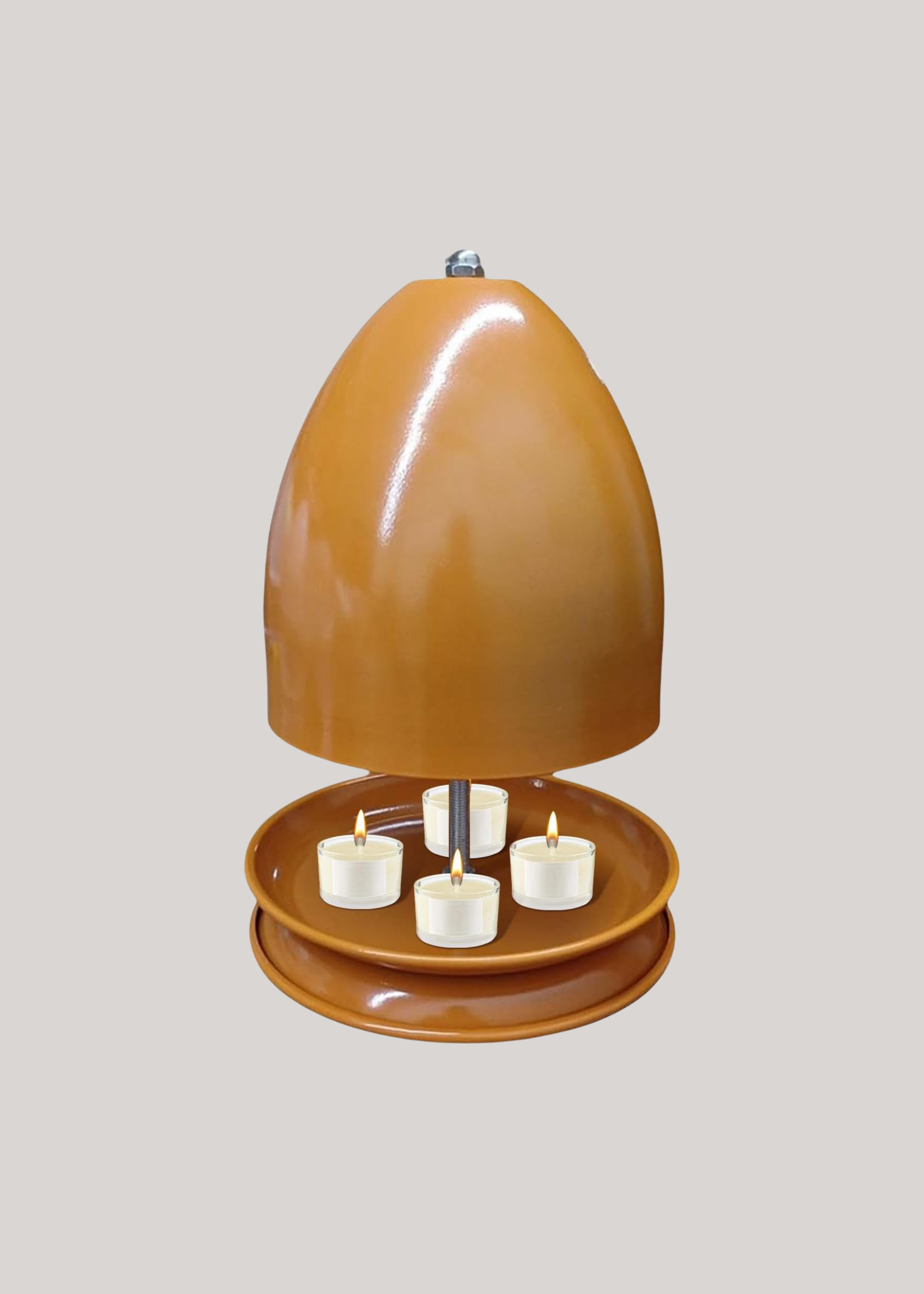A 'Tealight Radiator' Is a Chic Alternative Tabletop Heater