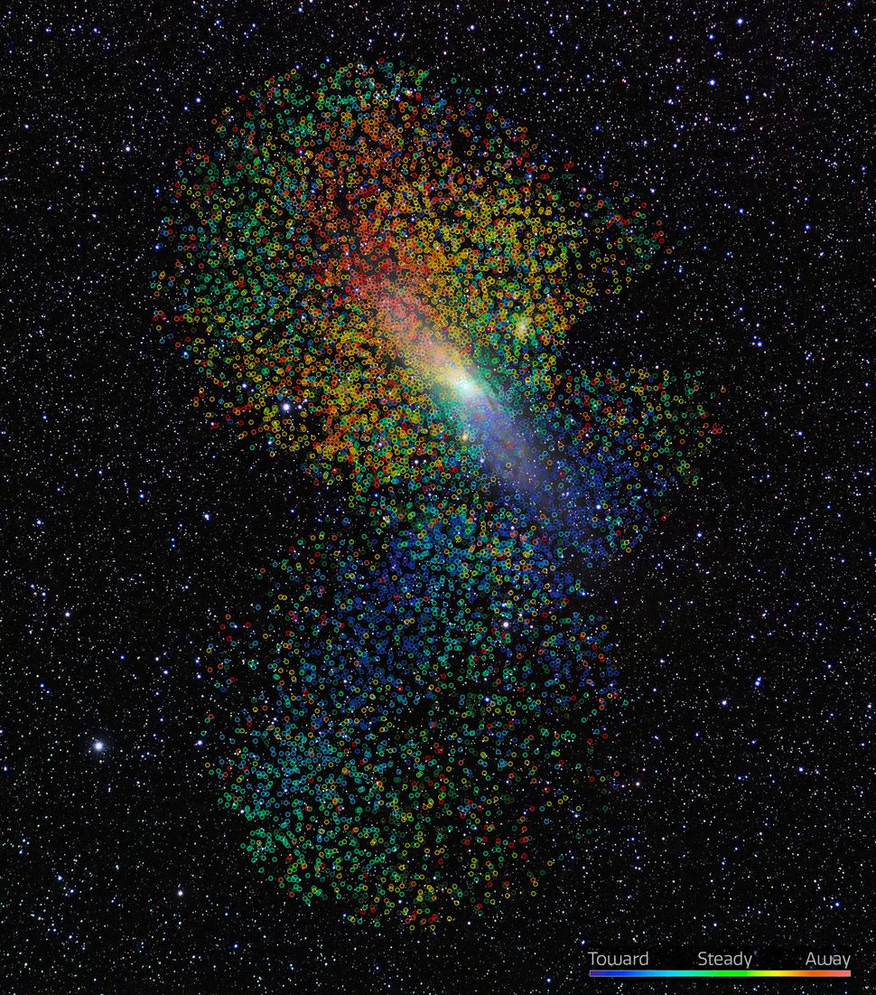 Andromeda Galaxy Crash Triggered A Mass Galactic Migration Space