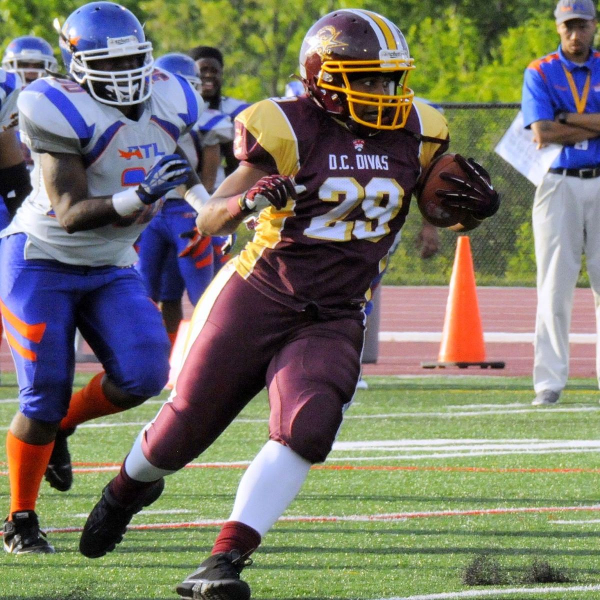 Women with Balls - D.C. Divas Football Team, Women's Football ...