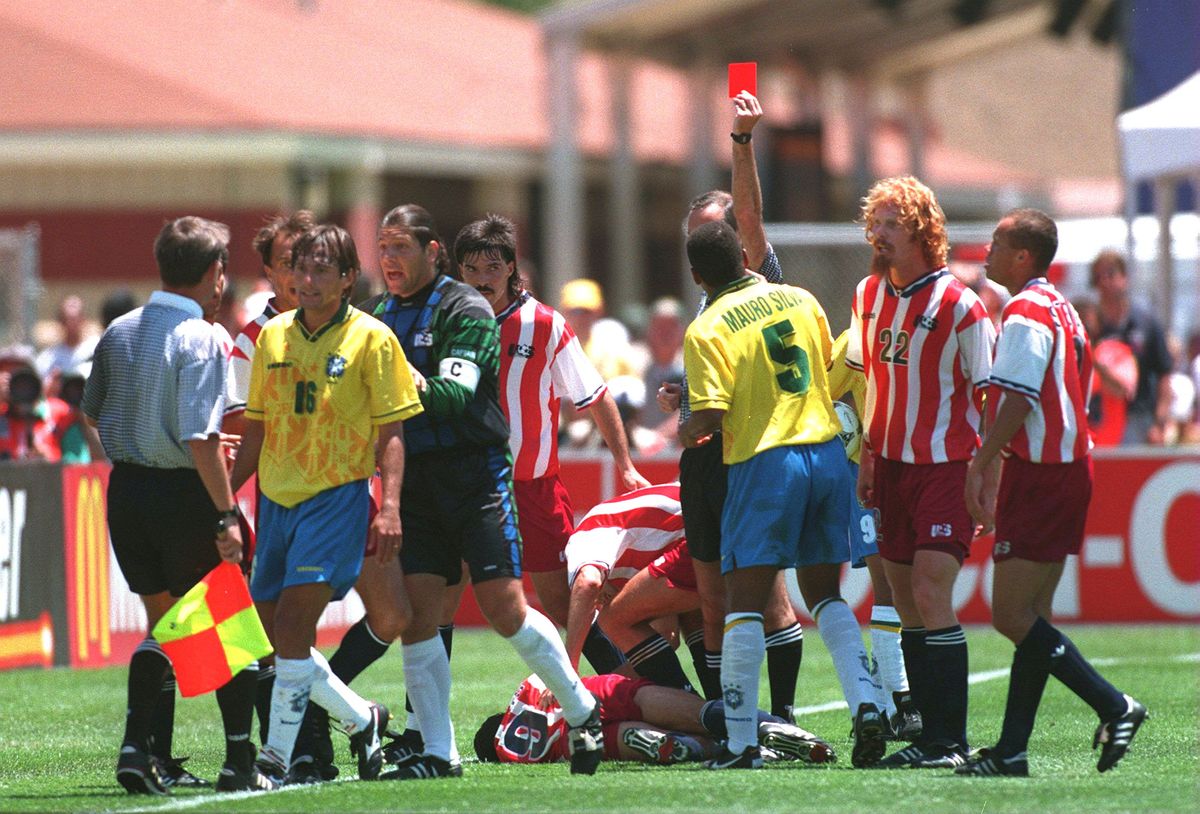 Players sent off at a World Cup | FourFourTwo