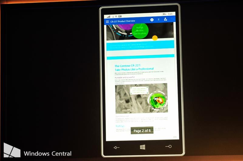 Microsoft's Office for Windows 10 is touch-friendly, coming to phone ...