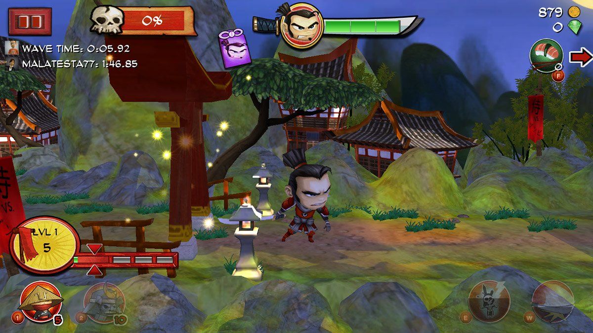 Samurai vs. Zombies Defense for Windows 8, slicing and dicing the ...