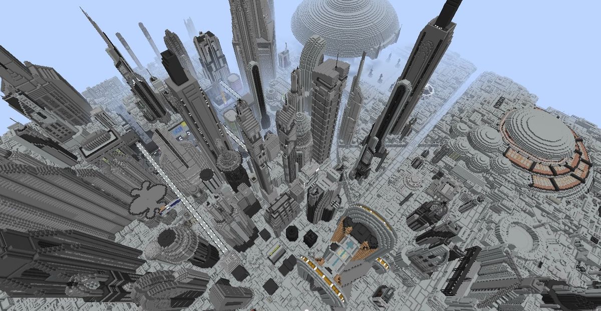 A Minecraft builder is recreating the entire Star Wars galaxy planet by ...