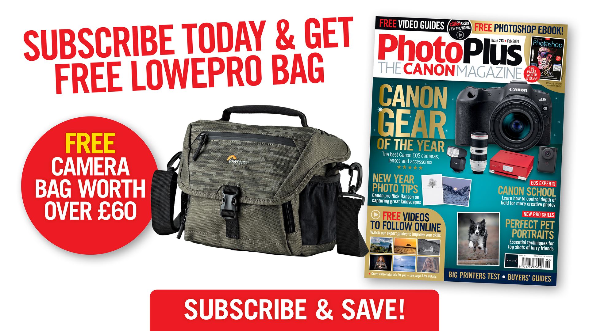 New PhotoPlus: The Canon Magazine issue 213 – free camera bag when you ...