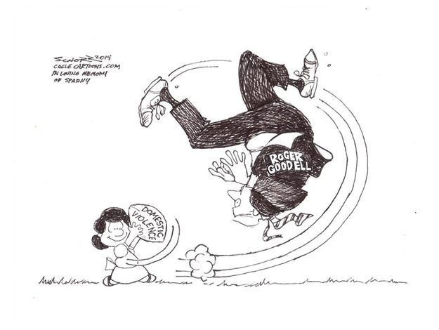 Editorial Cartoon Roger Goodell NFL sports | The Week