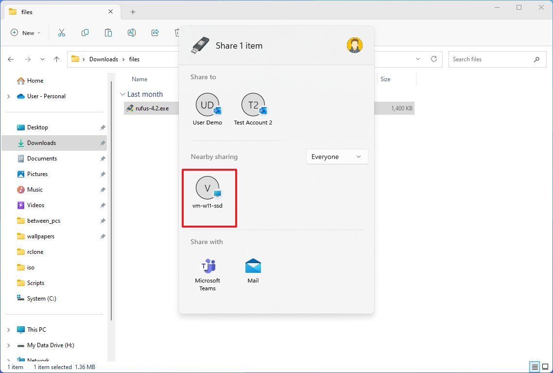 How to use Nearby sharing on Windows 11 | Windows Central